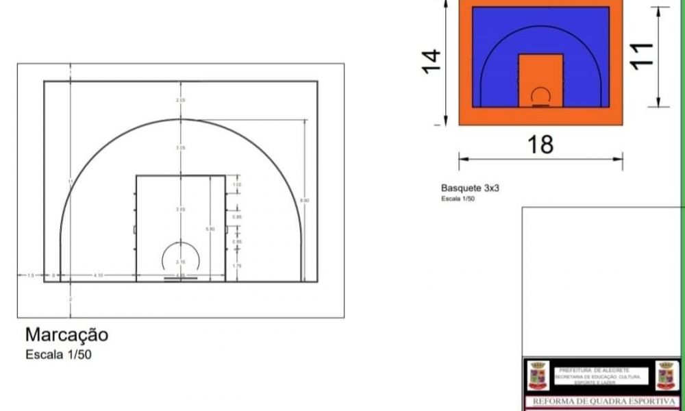 Alegrete terá quadra de Basquete 3 X 3 no padrão CBB – Em Questão