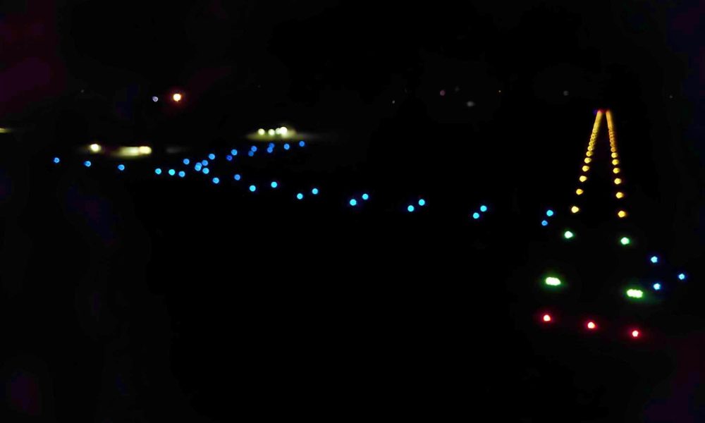 Iluminação do aeroporto de Alegrete é de padrão internacional e inédita ...